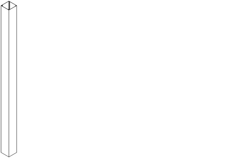 Aluminum Square Smooth Columns | Digger Specialties, Inc.