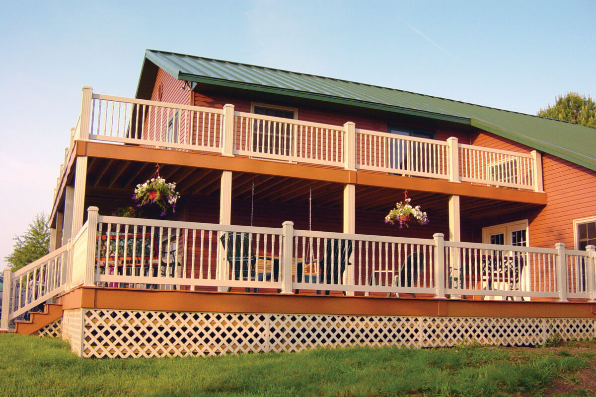 Cardinal Vinyl Deck Railing | Digger Specialties, Inc.