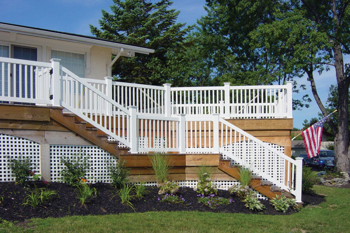 Cardinal Vinyl Deck Railing | Digger Specialties, Inc.