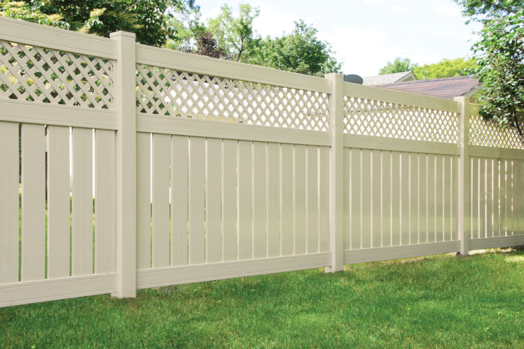 Dynasty Semi Privacy Vinyl Fence Elegant Design Meets Privacy