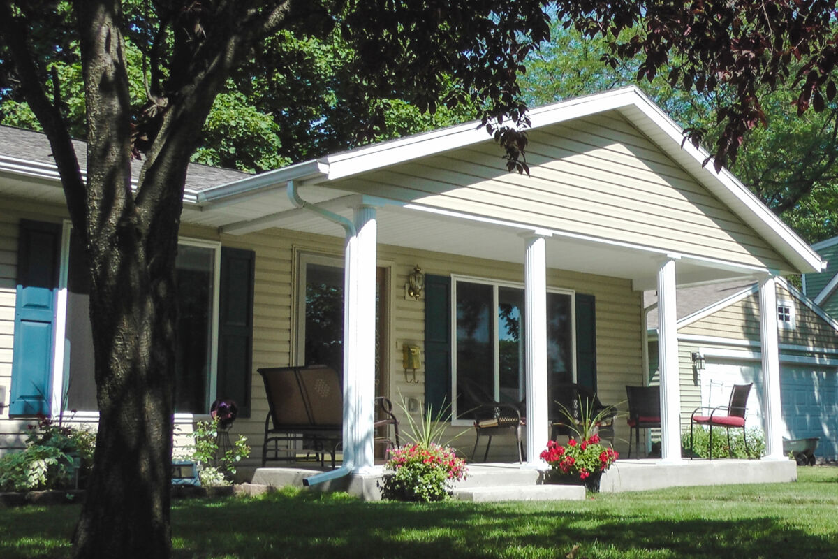 Vinyl and Aluminum Front Porch Columns | Digger Specialties