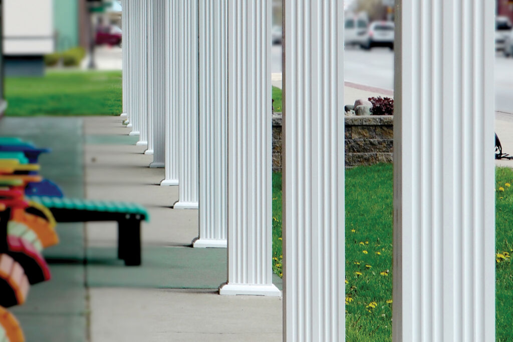 Aluminum Square Fluted Columns | Digger Specialties, Inc.